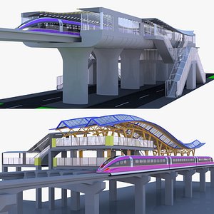 Maglev Track 3D Models for Download | TurboSquid