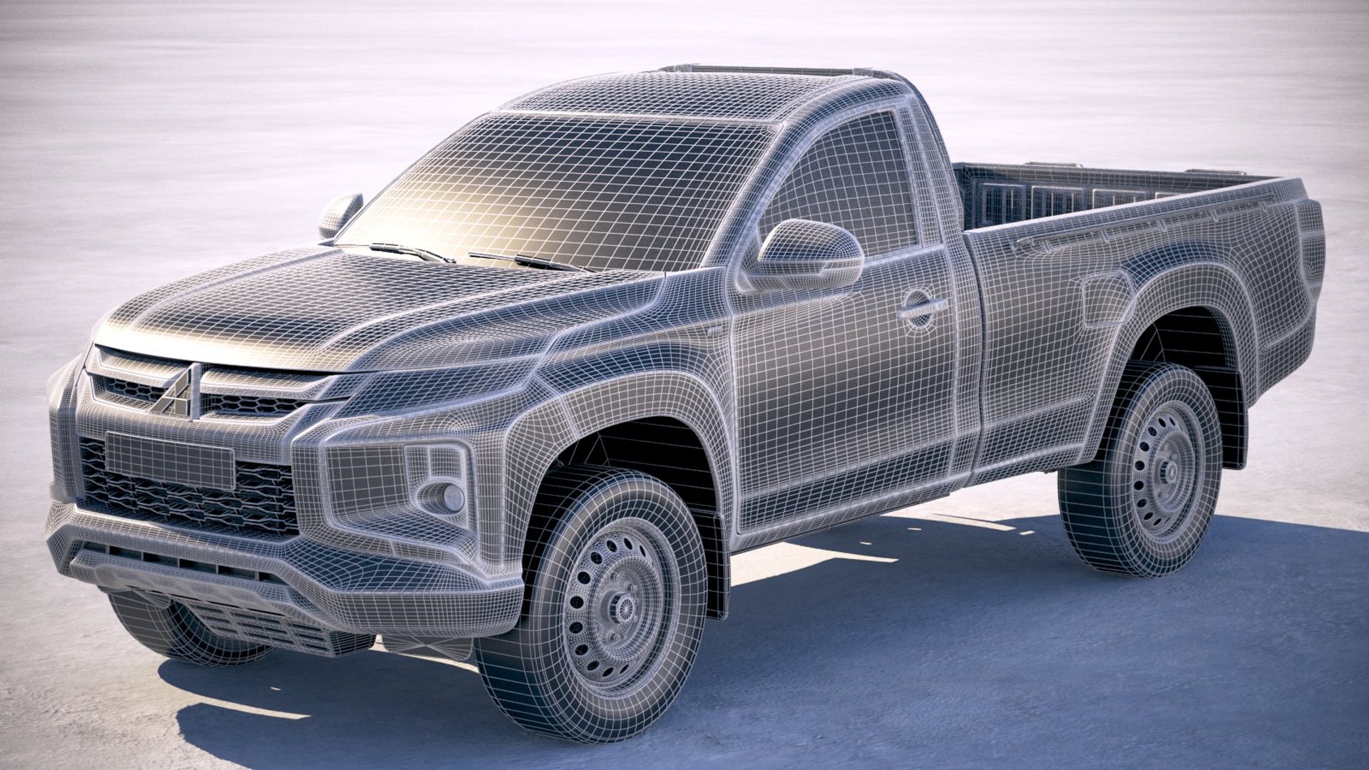Mitsubishi L200 Regular 3D Model - TurboSquid 1381813