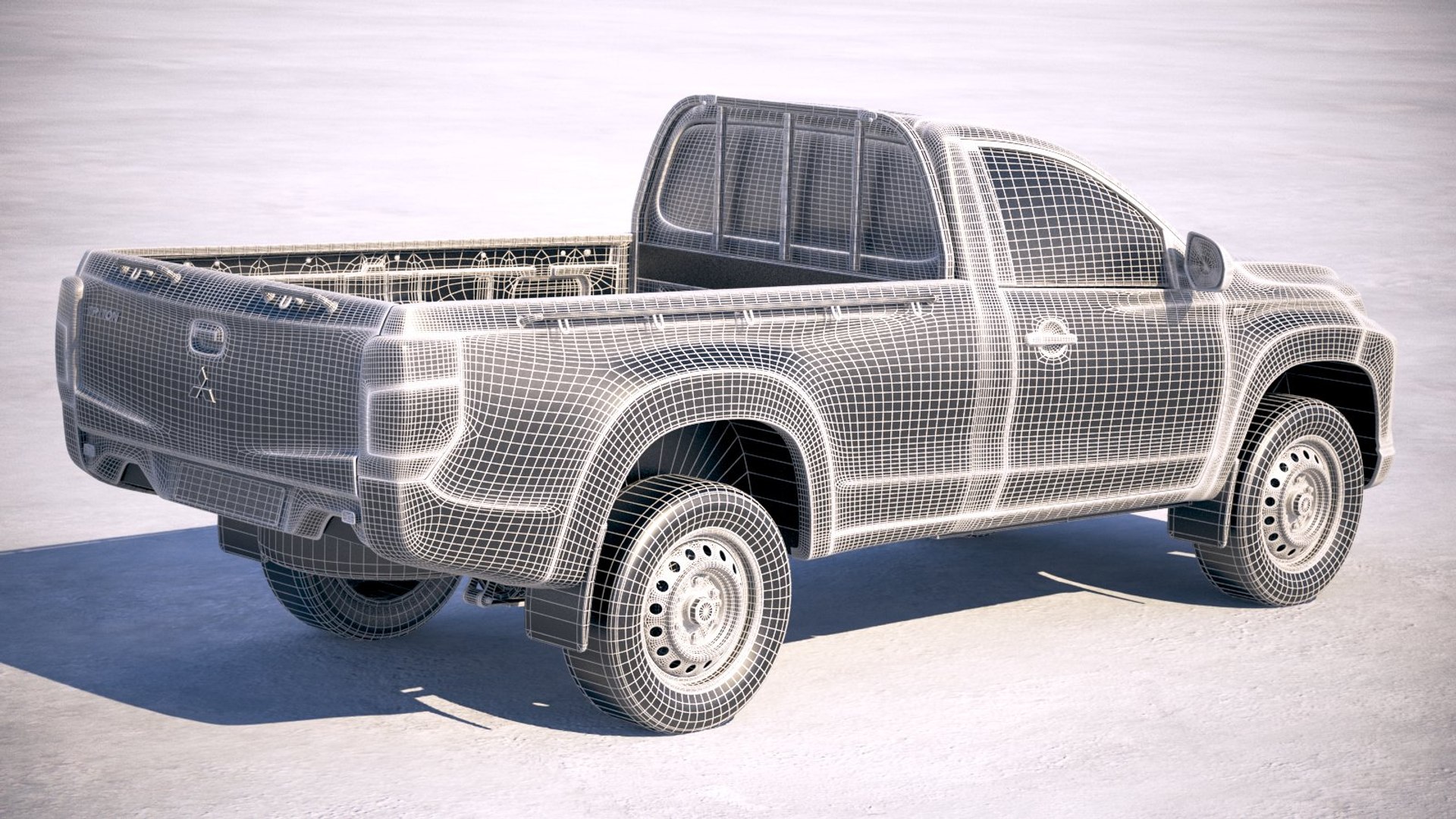 Mitsubishi L200 Regular 3D Model - TurboSquid 1381813