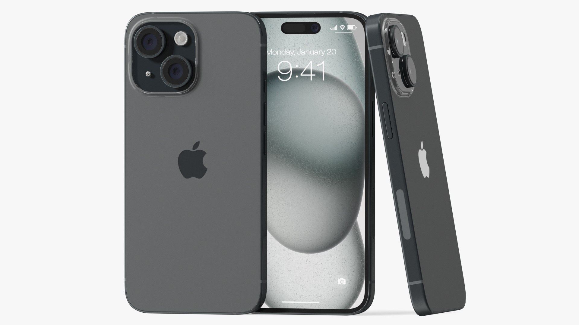3D IPhone 15 Black - TurboSquid 2144464