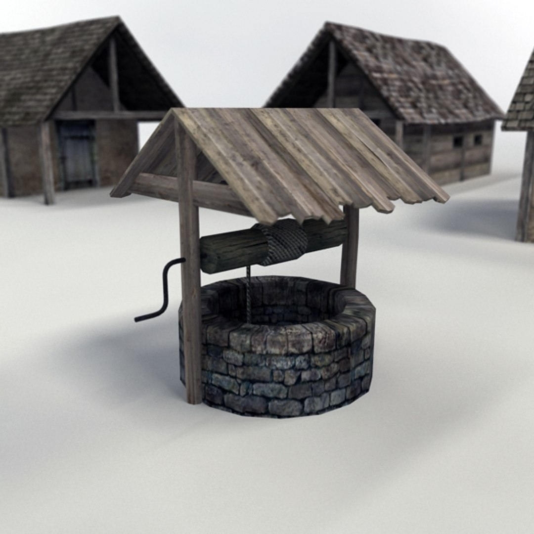 Medieval Buildings Accessories 3d Model