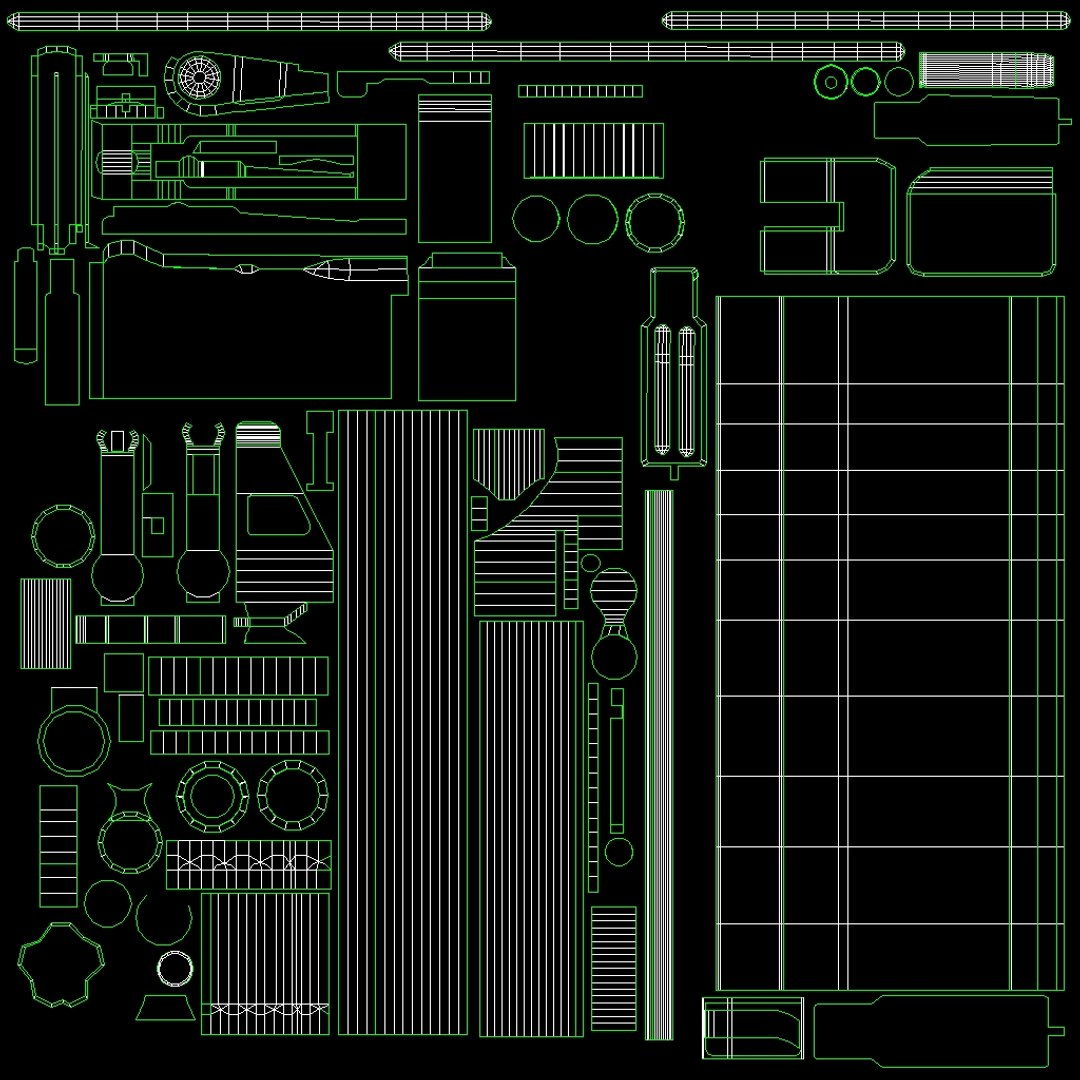 3d model kalashnikov