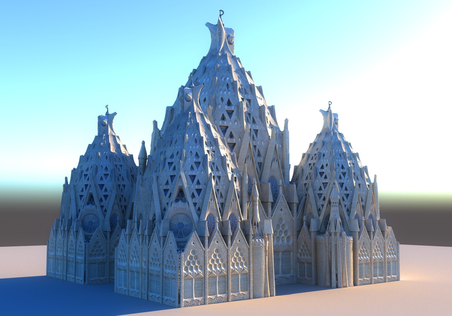 3D Gaudi Palace model - TurboSquid 1855034