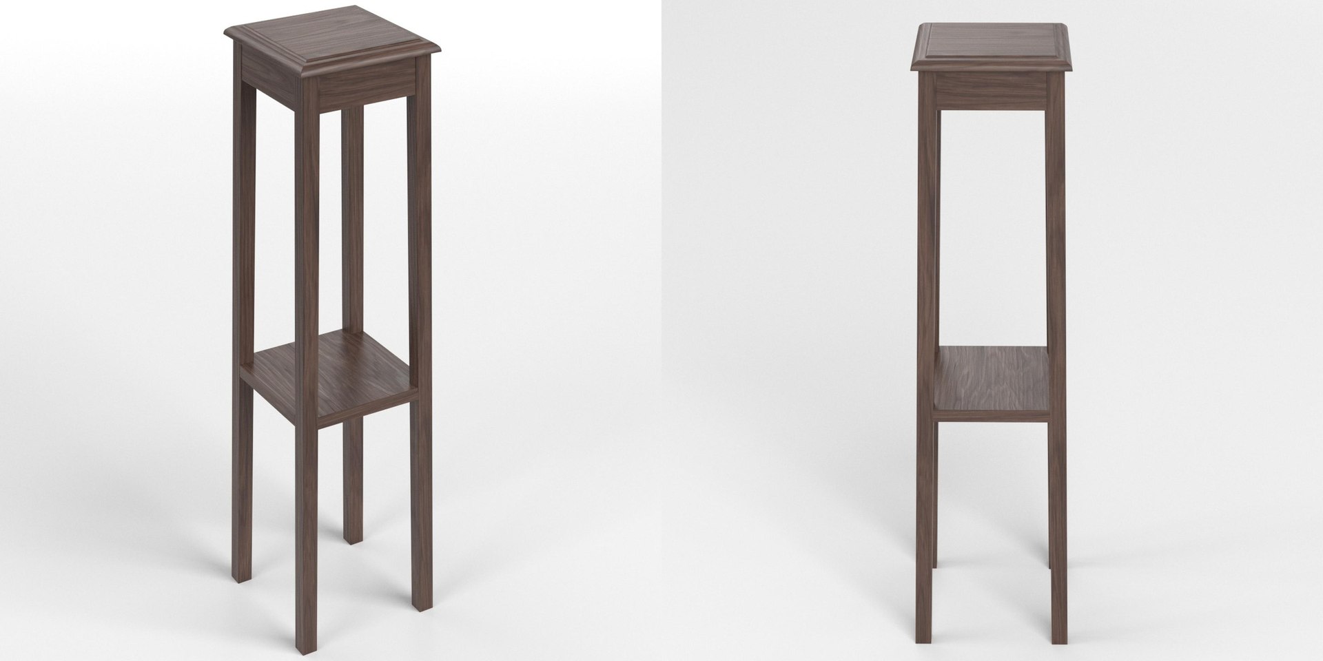 Wooden Pedestal 3D Model - TurboSquid 2099921