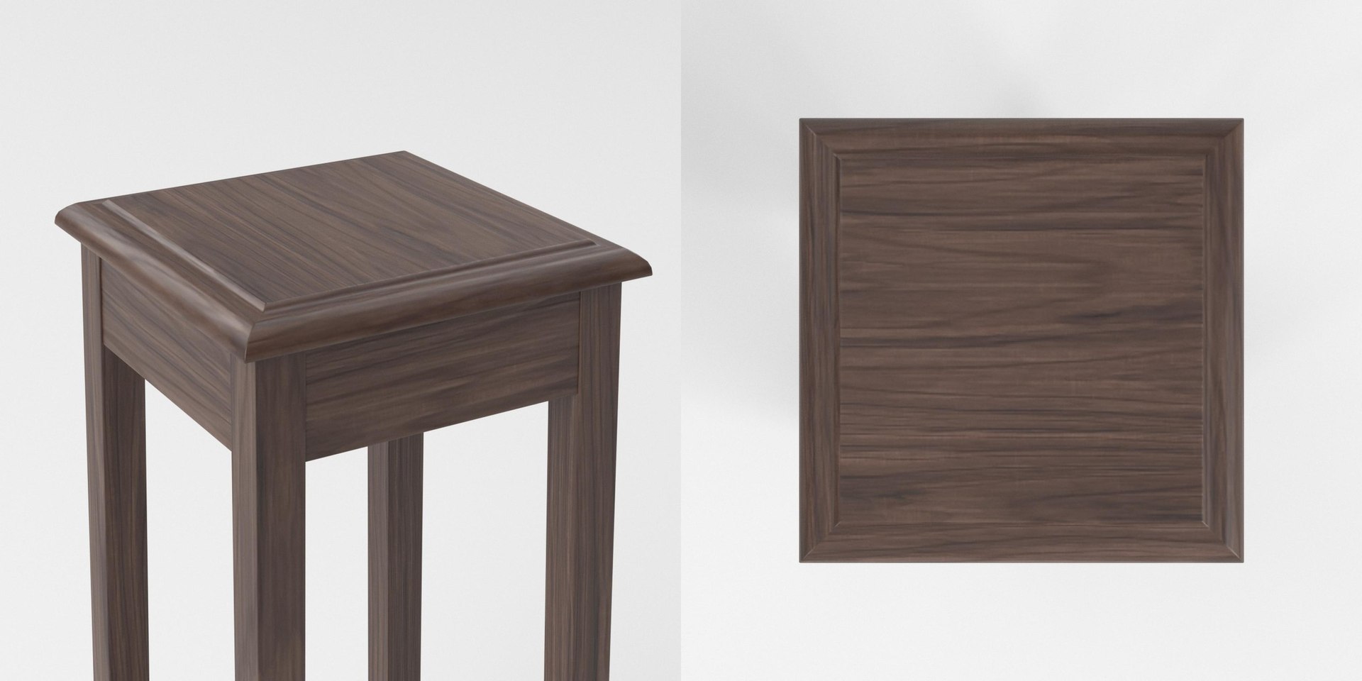 Wooden Pedestal 3D Model - TurboSquid 2099921