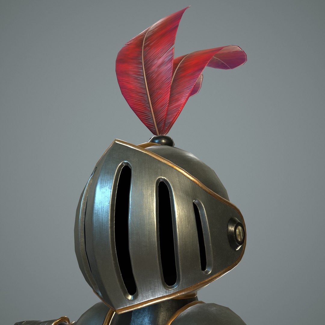 Cartoon Knight Shield 3D Model - TurboSquid 1189212