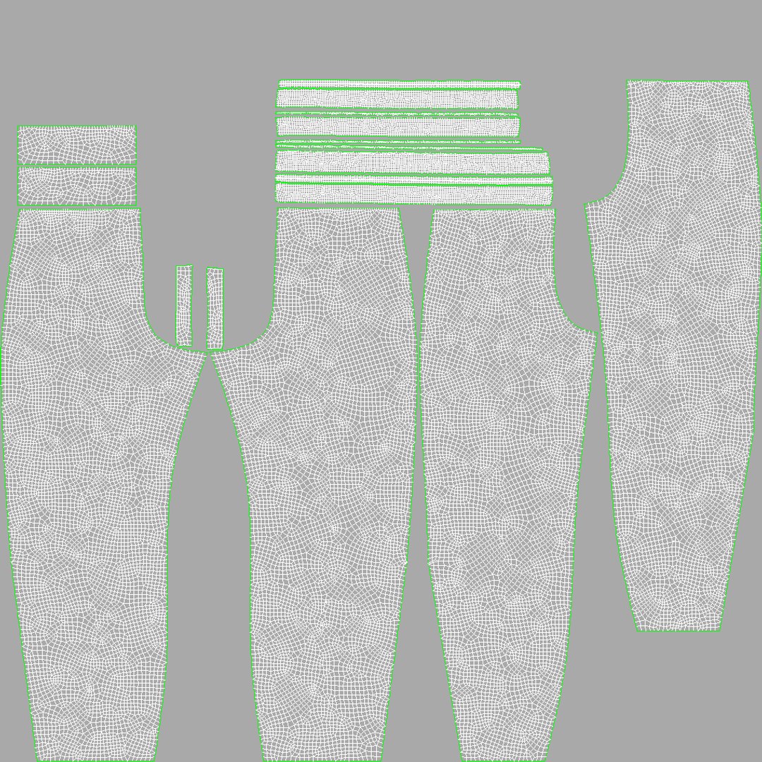 Sweatpants 3D Model - TurboSquid 2140390