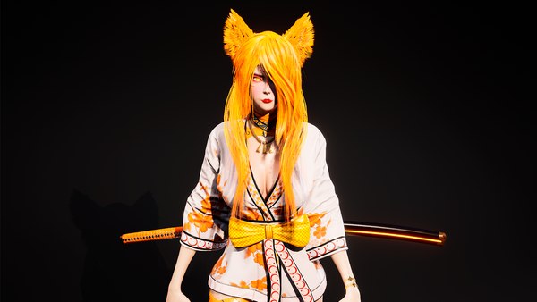 Kitsune 3D model - TurboSquid 1820563