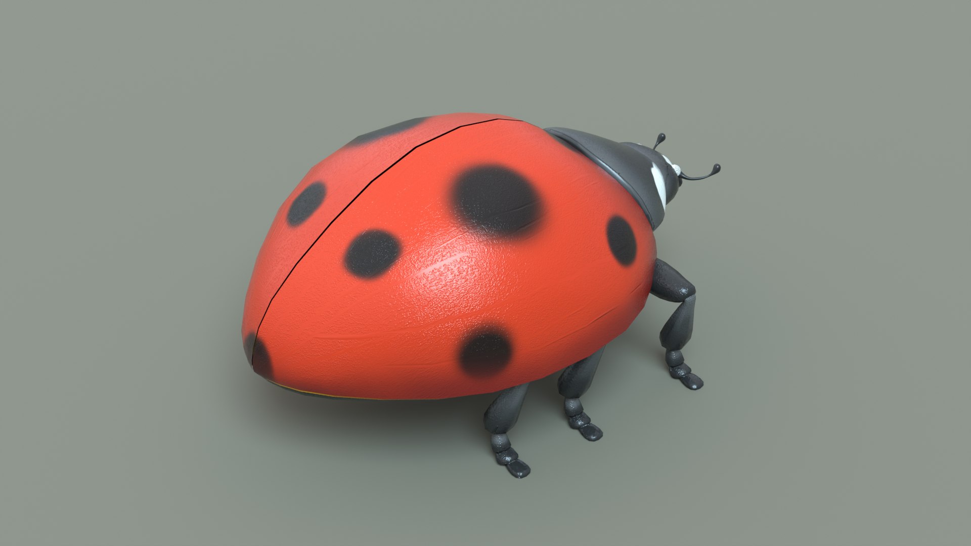 3D Model Ladybug Rigged And Animated - TurboSquid 2290674