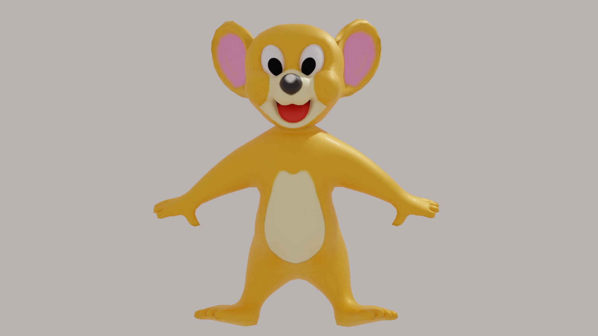 3D Jerry Mouse Model - TurboSquid 2221897