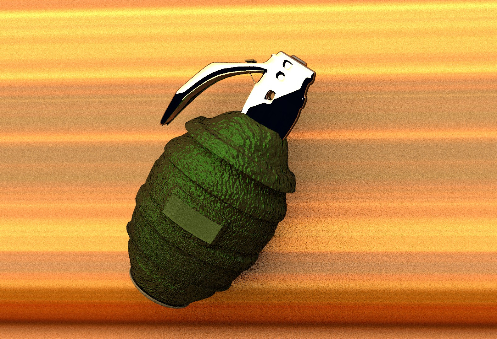 free hand grenade 3d model