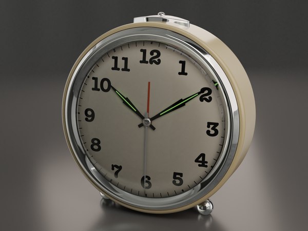Realistic alarm clock pbr model - TurboSquid 1302805
