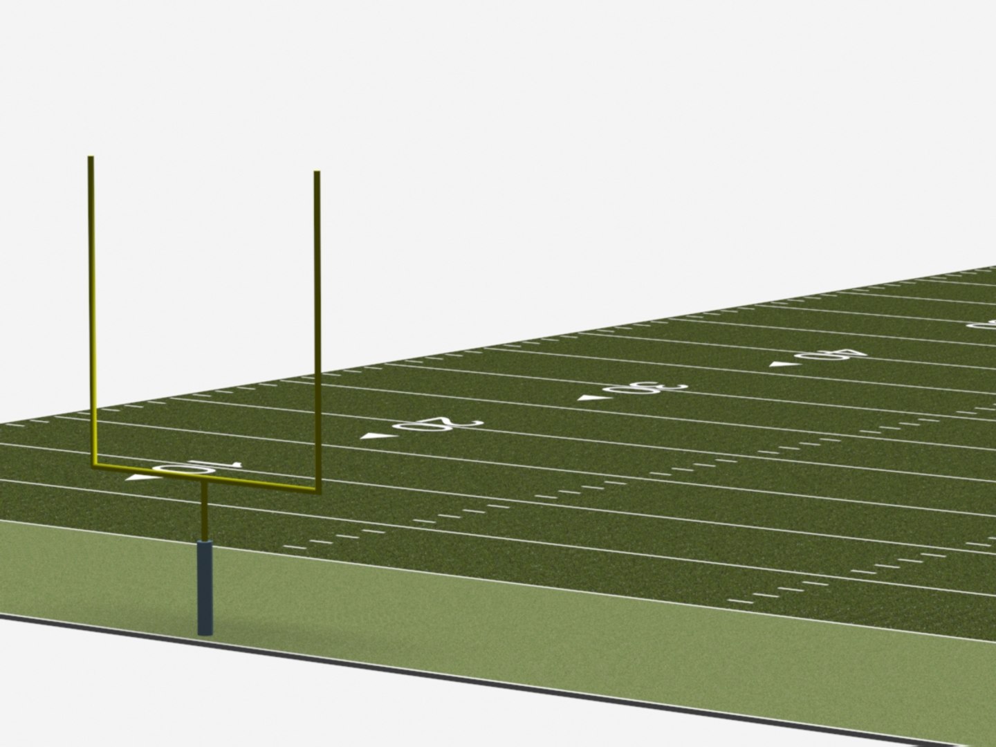 football field 3d model