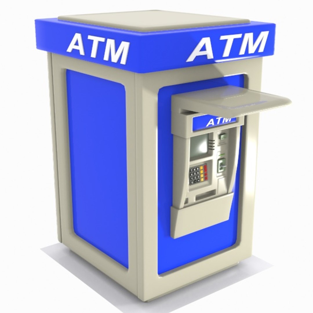 3d Max Atm Machine Cartoon
