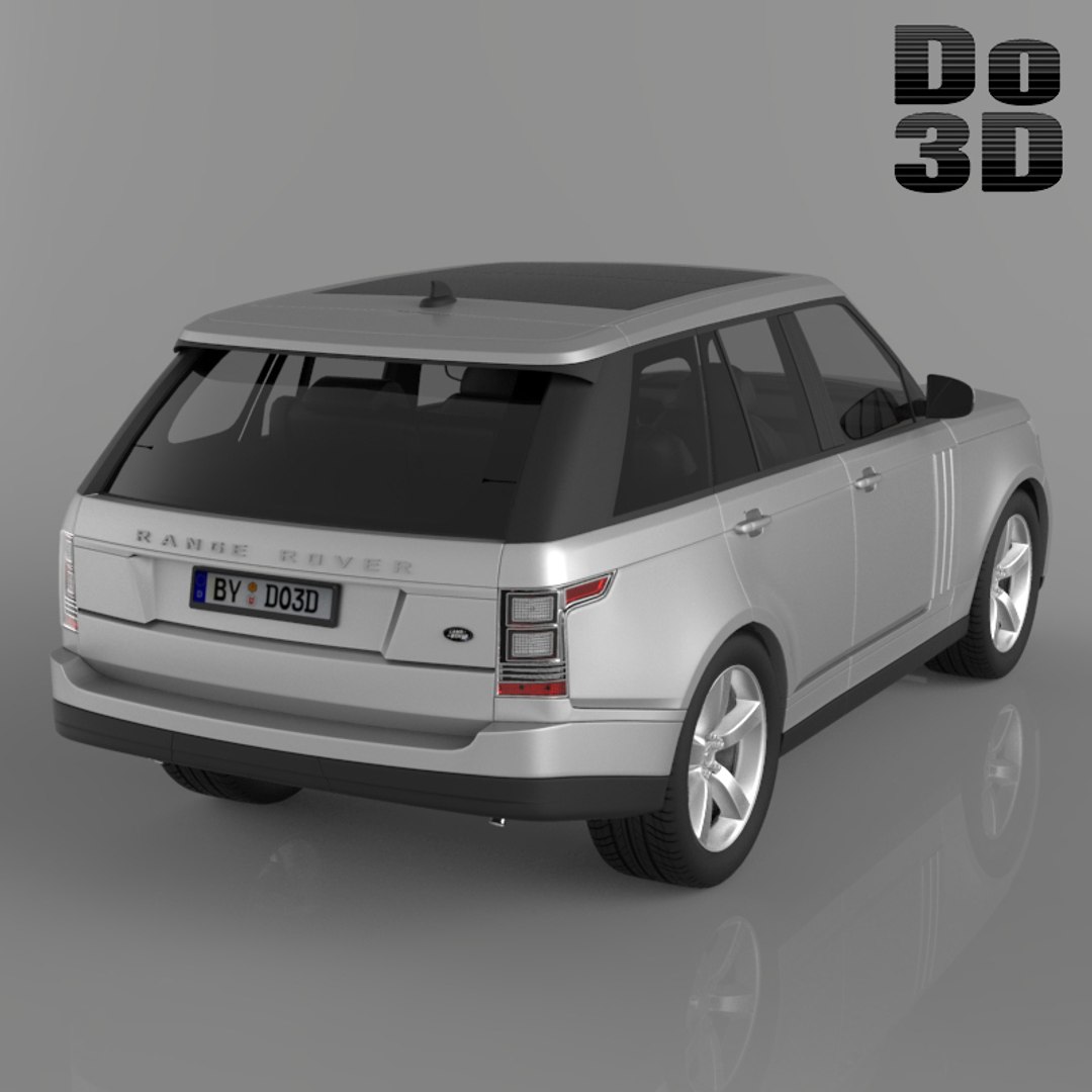 Land Range Rover 3d Model