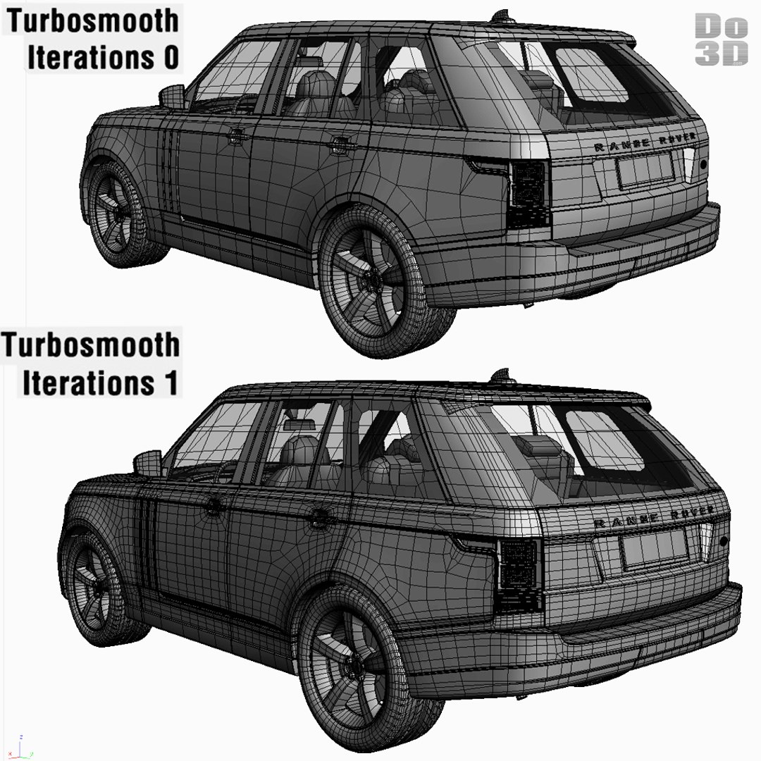 Land Range Rover 3d Model