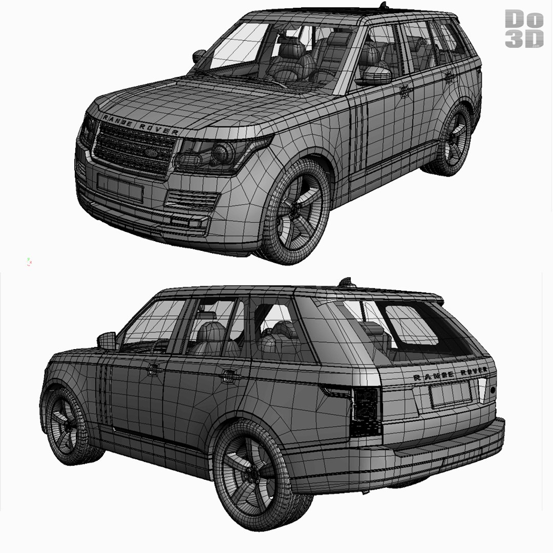 Land Range Rover 3d Model