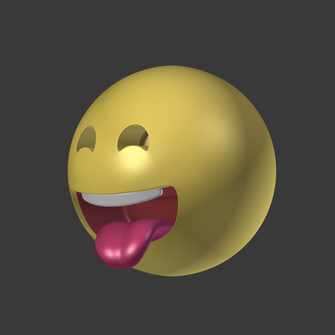 3D smiley smile laugh model - TurboSquid 1697000