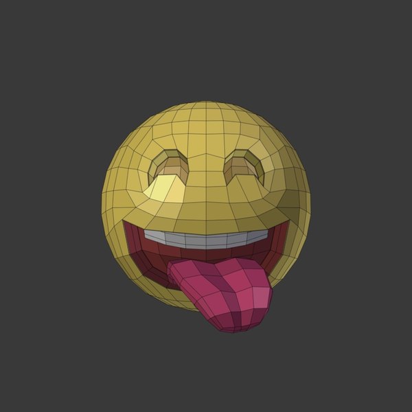 3D smiley smile laugh model - TurboSquid 1697000