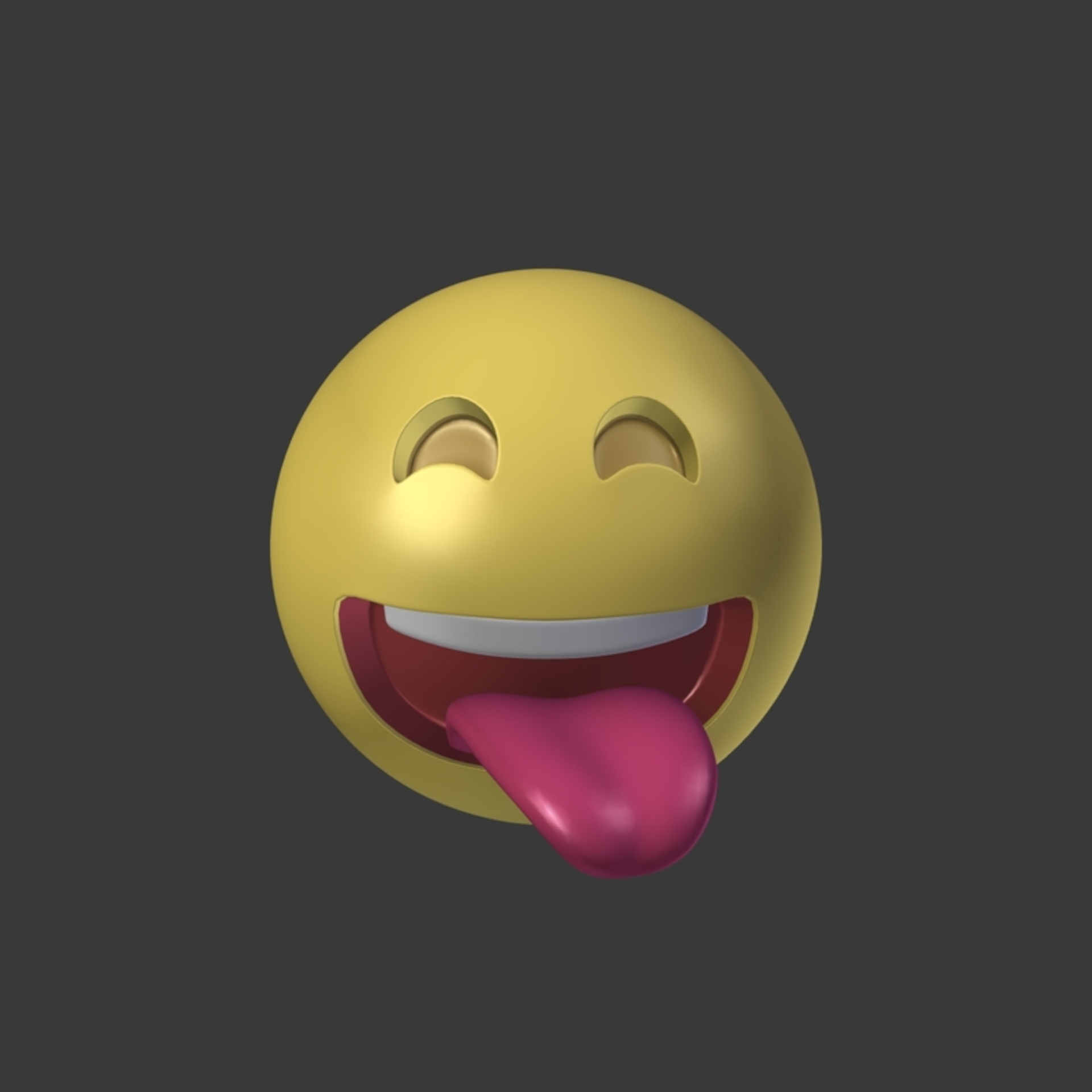 3D smiley smile laugh model - TurboSquid 1697000