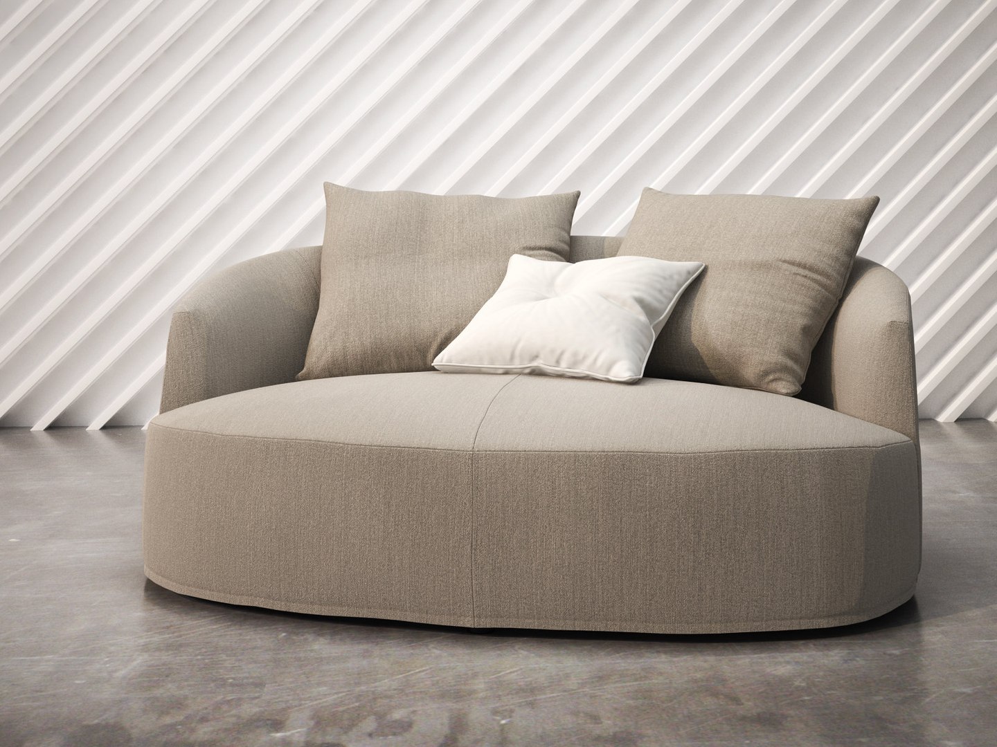 Francesca sofa model - TurboSquid 1162075