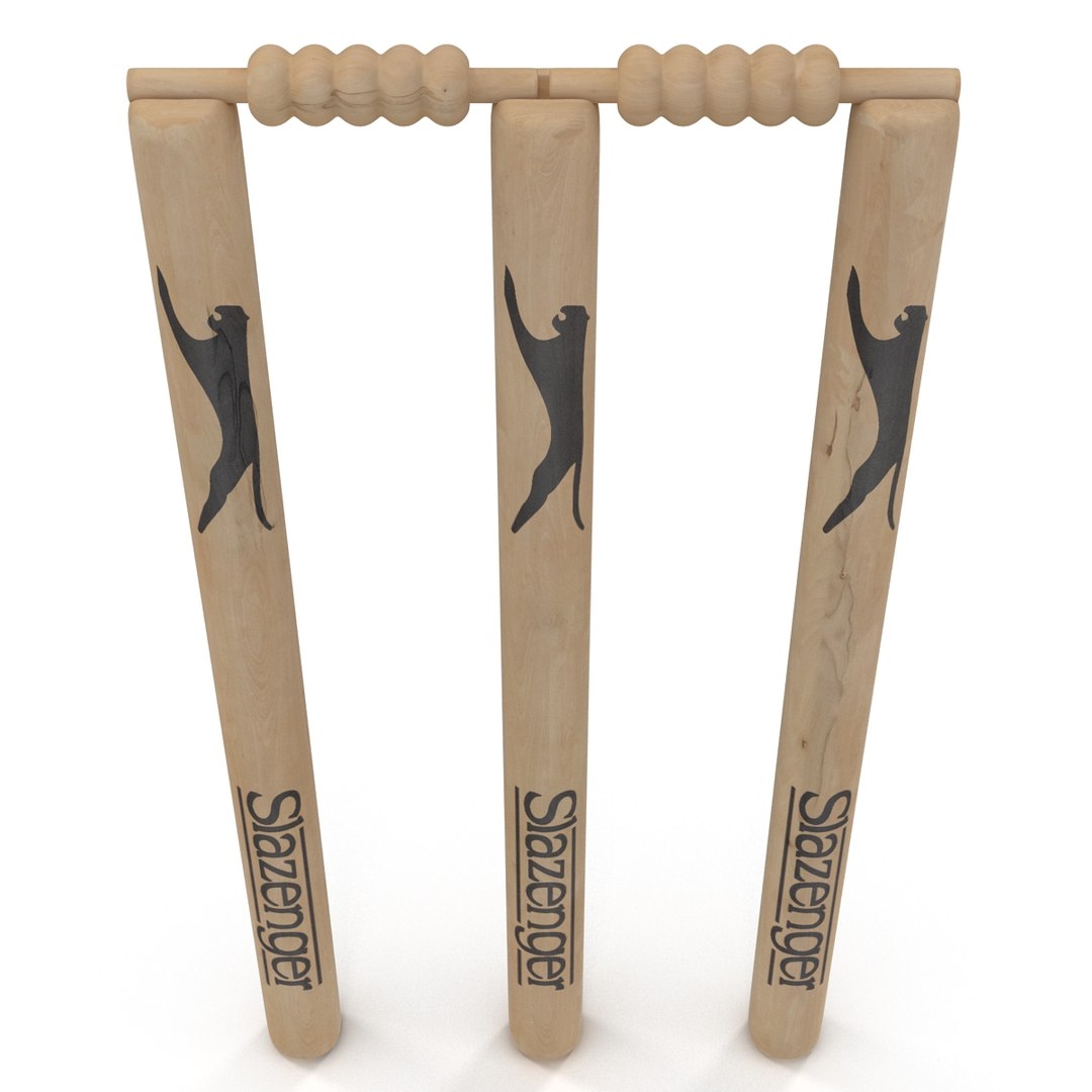 3d Model Cricket Wicket Slazenger