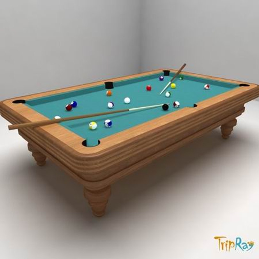 Billiard Table Billiard-table 3d 3ds