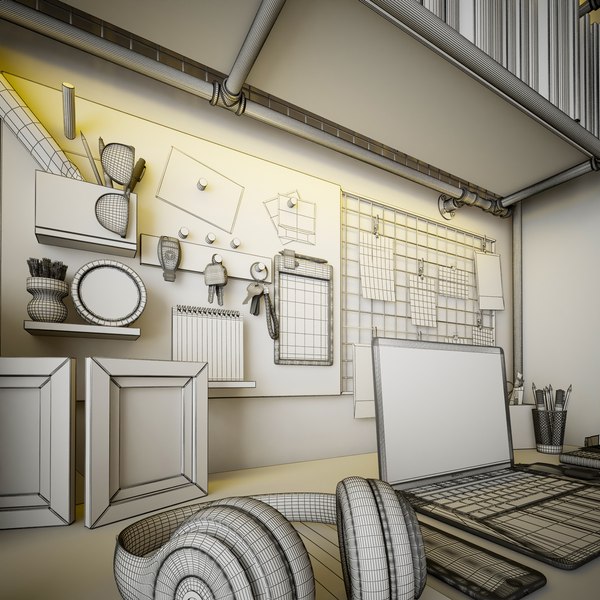 Workplace WP3 3D - TurboSquid 1768883