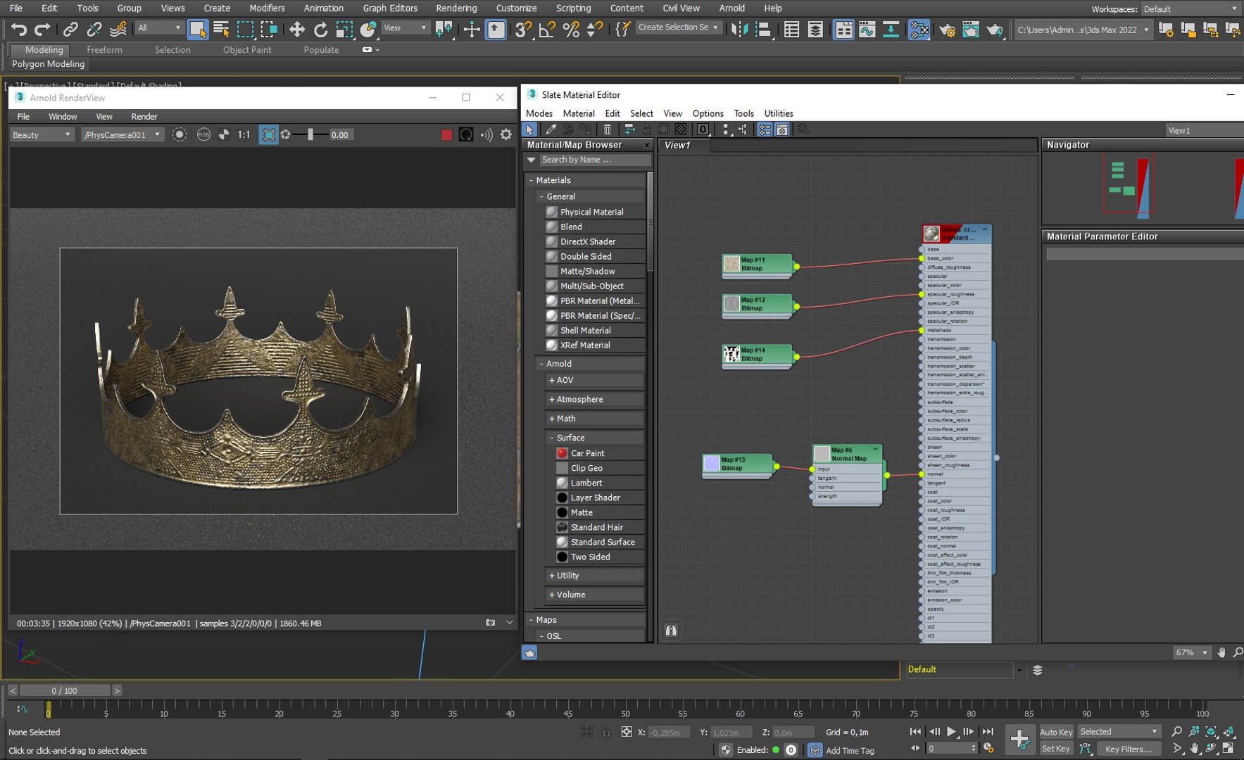 Crown 3D Model - TurboSquid 1742422