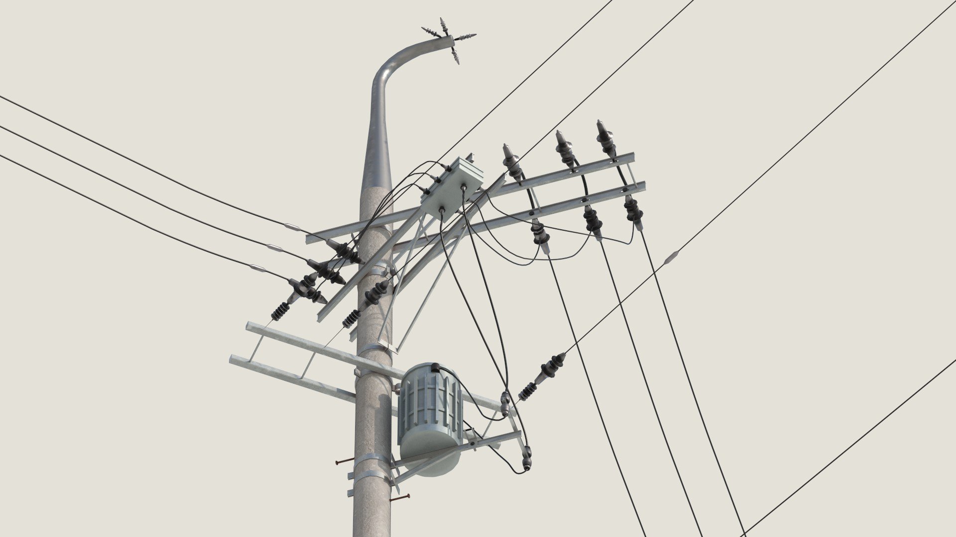 Electrical Pole 3D Model - TurboSquid 2184130