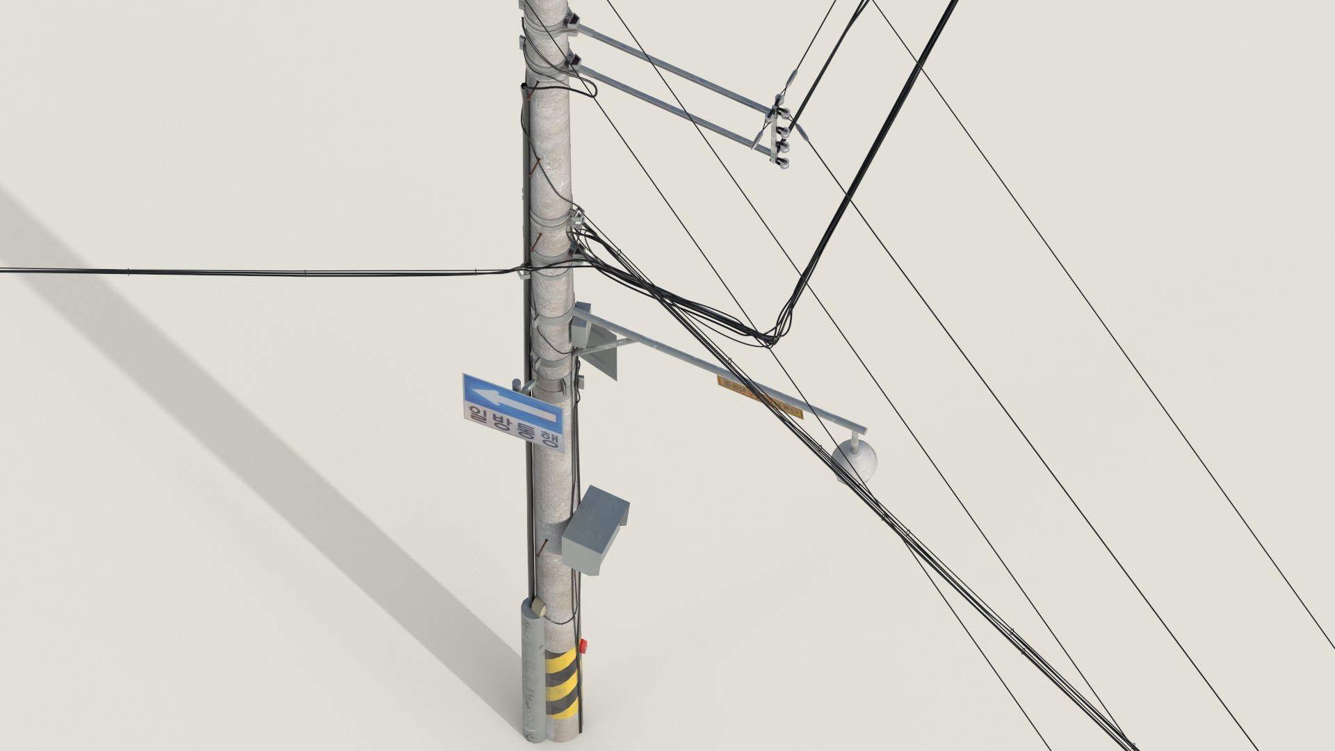 Electrical Pole 3D Model - TurboSquid 2184130