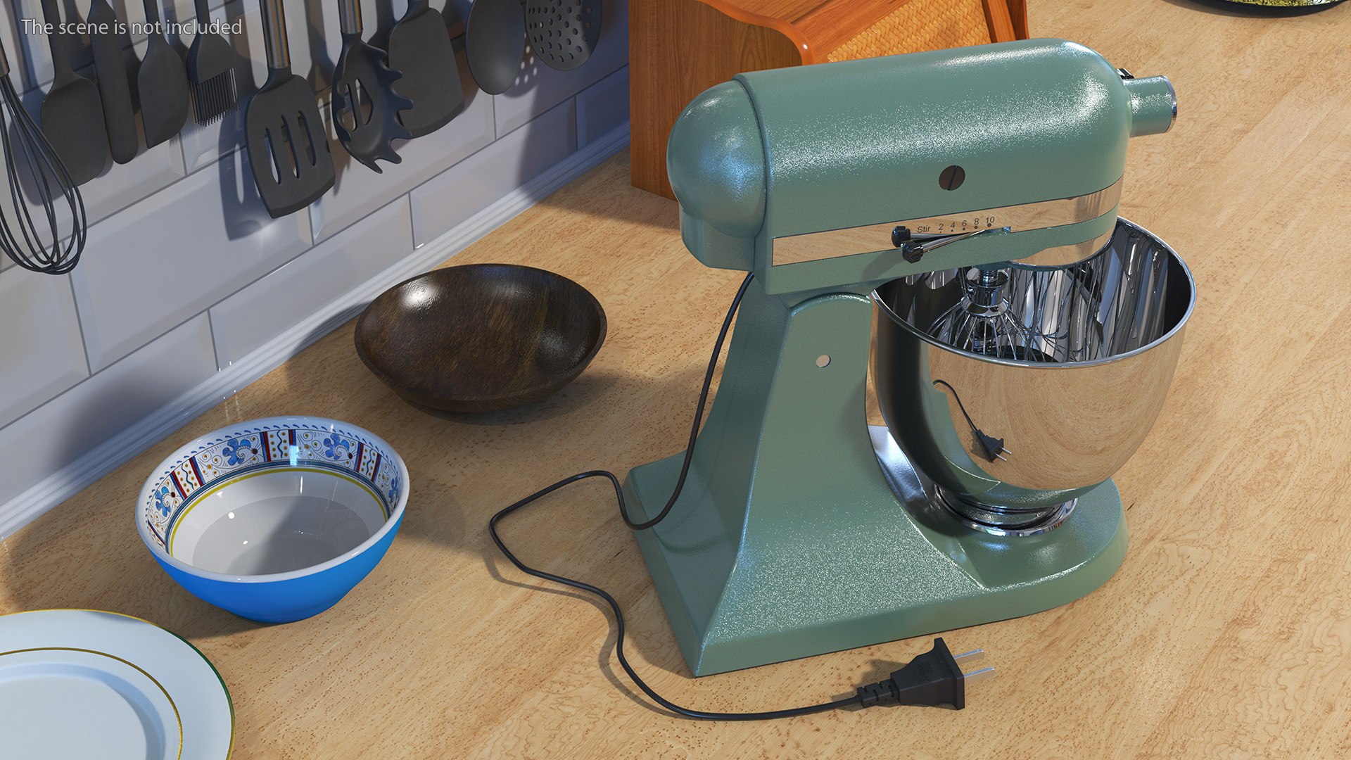 Retro Style Stand Mixer Model - TurboSquid 2201854
