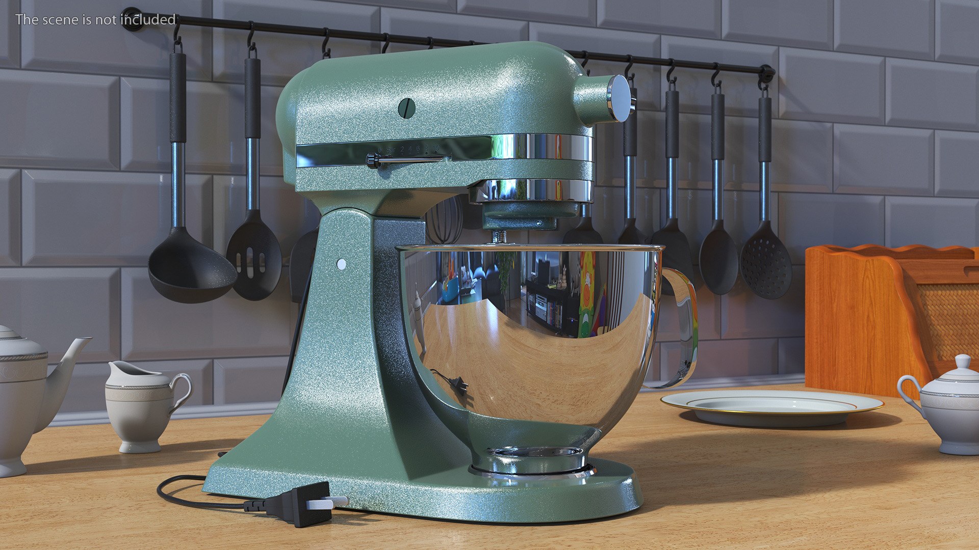 Retro Style Stand Mixer Model - TurboSquid 2201854
