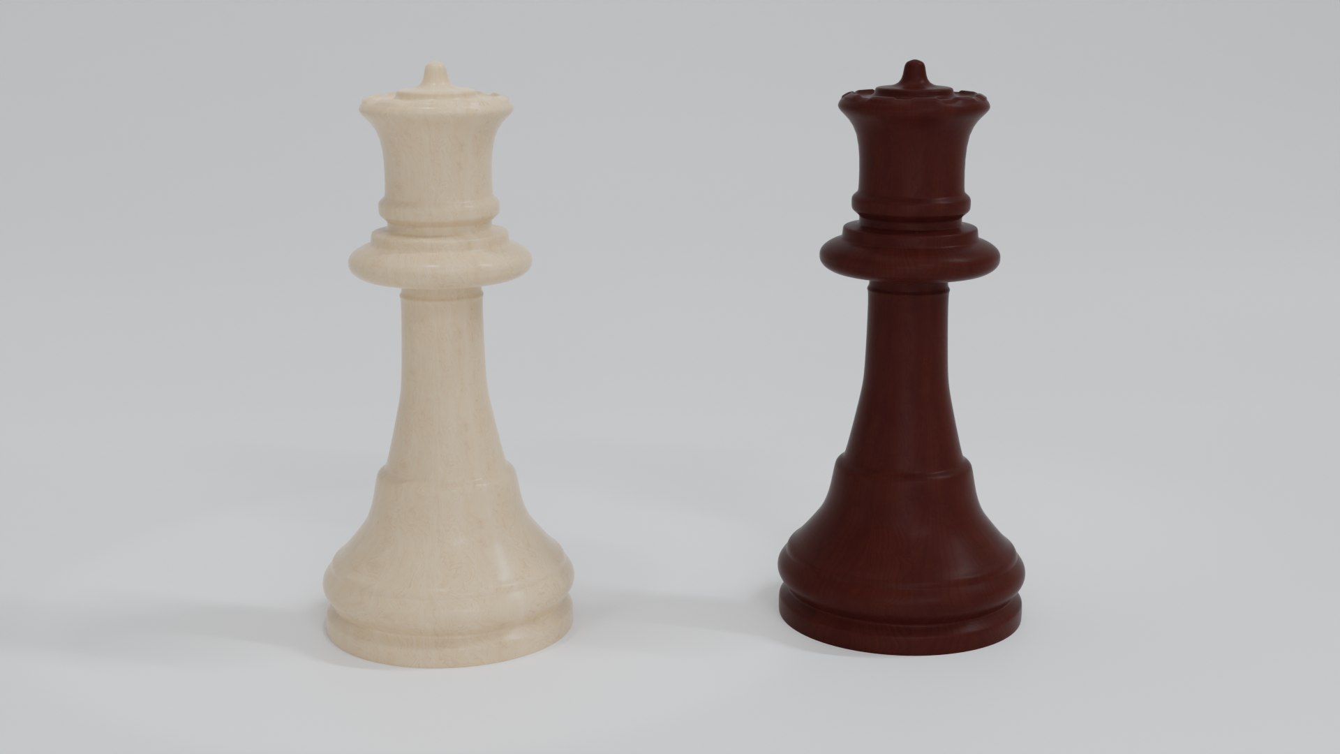 3D Queen Wooden Chess Pieces model - TurboSquid 2095757