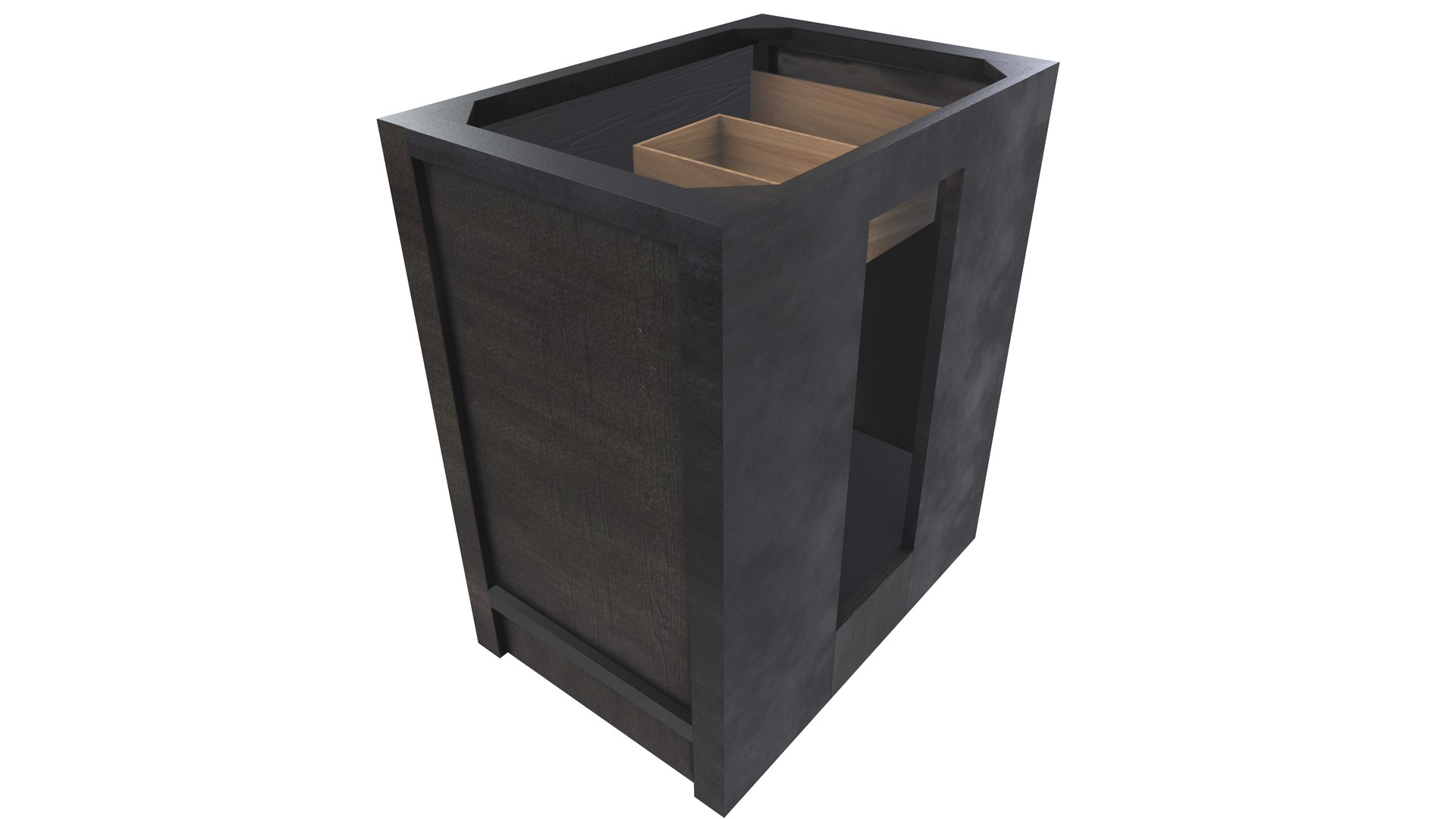modelo 3d Scottsdale Wooden Cabinet Black Wood Grain 3D Model VR ...