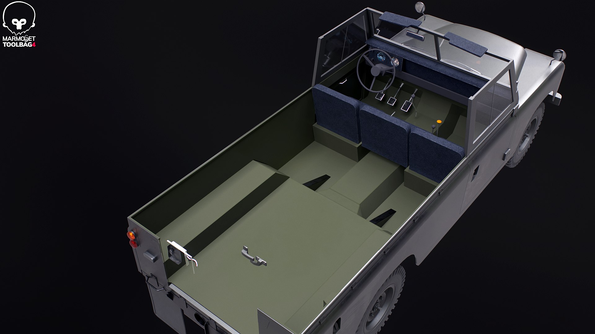 Land Rover Series III Army Van Long Wheel Base 3D Model - TurboSquid ...