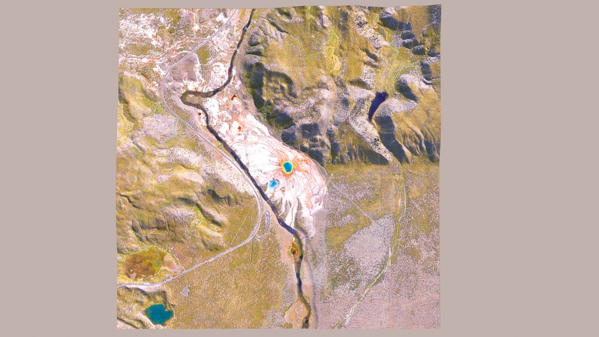 3D Yellowstone Excelsior Geyser Model - TurboSquid 2014777