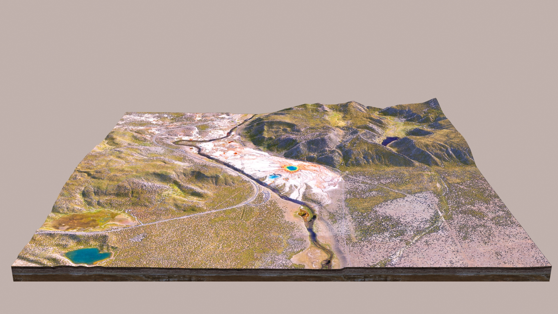 3D Yellowstone Excelsior Geyser Model - TurboSquid 2014777