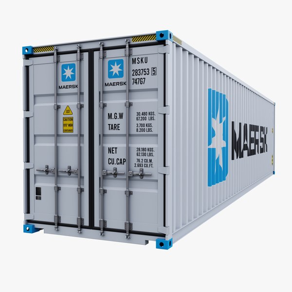 Container 40FT High Cube Maersk 3D-Modell - TurboSquid 2070073