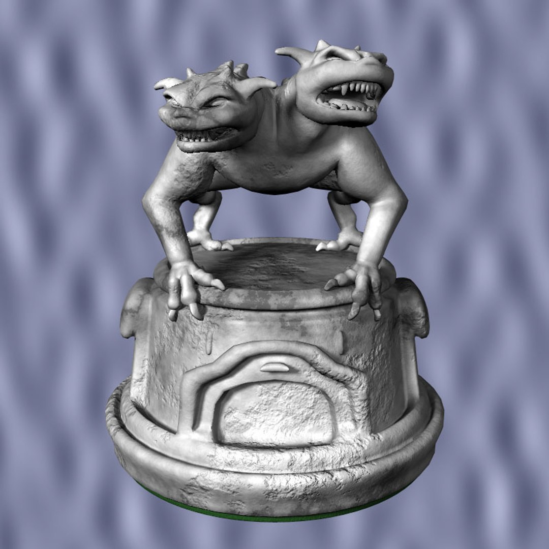 3d gargoyle chess pawn