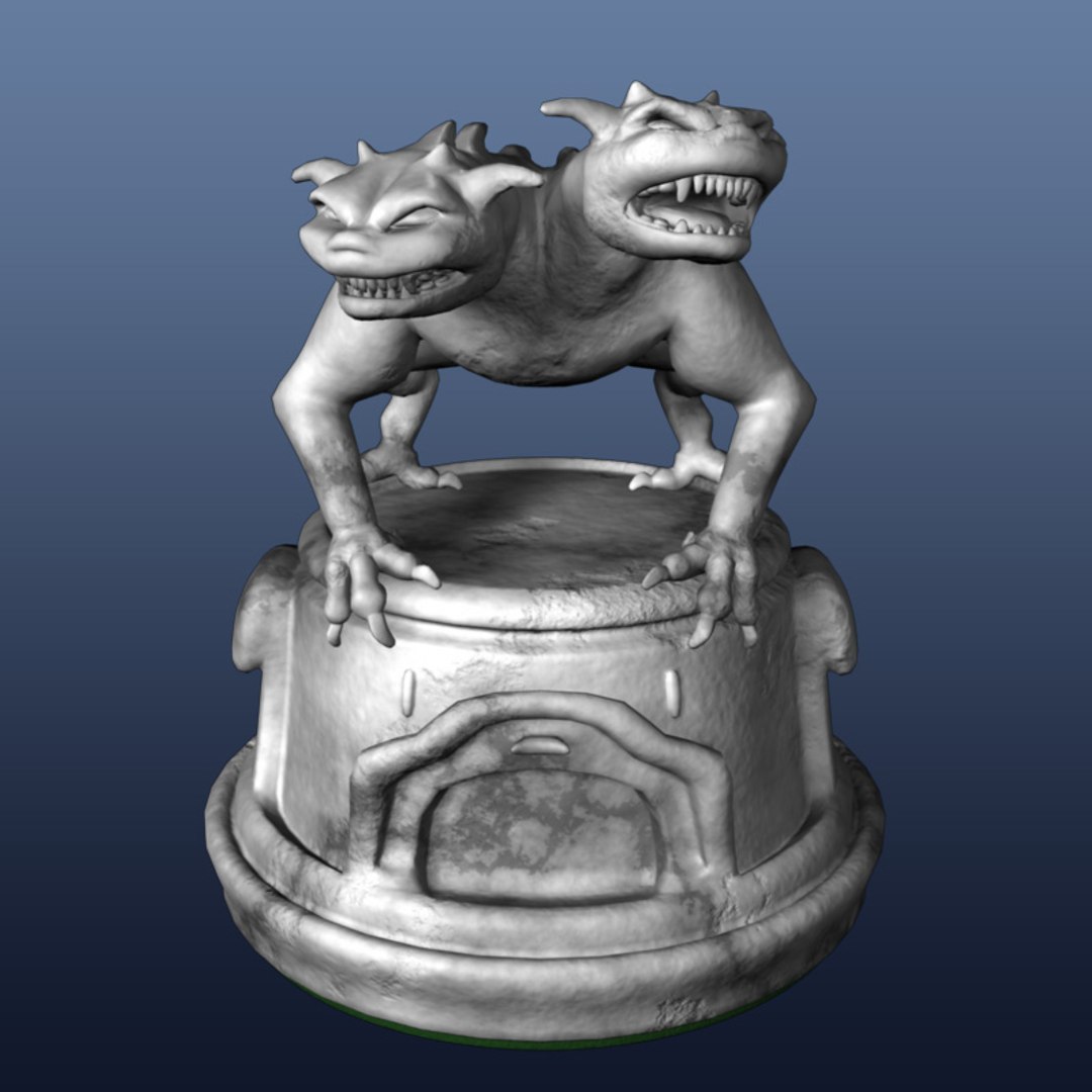 3d Gargoyle Chess Pawn