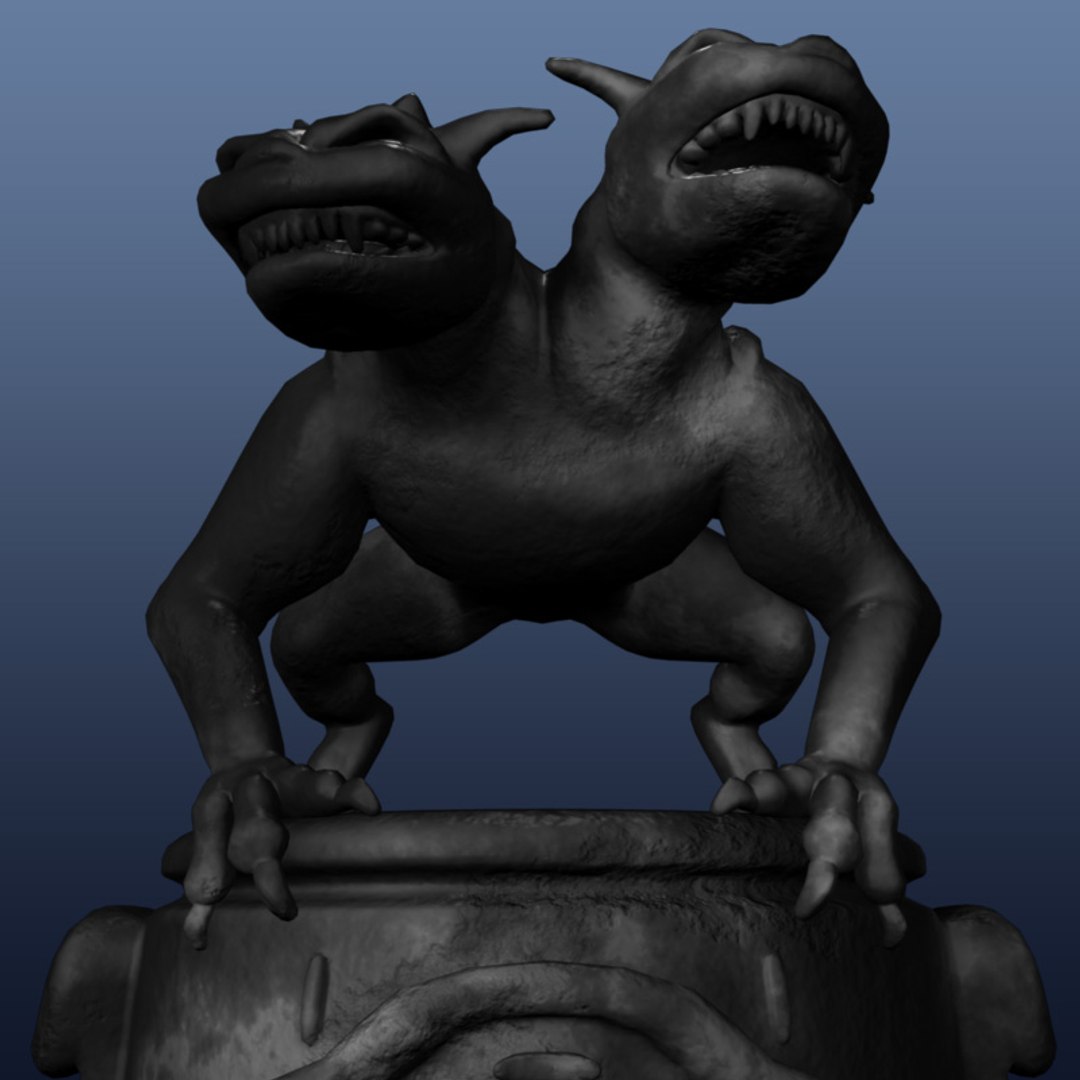 3d Gargoyle Chess Pawn