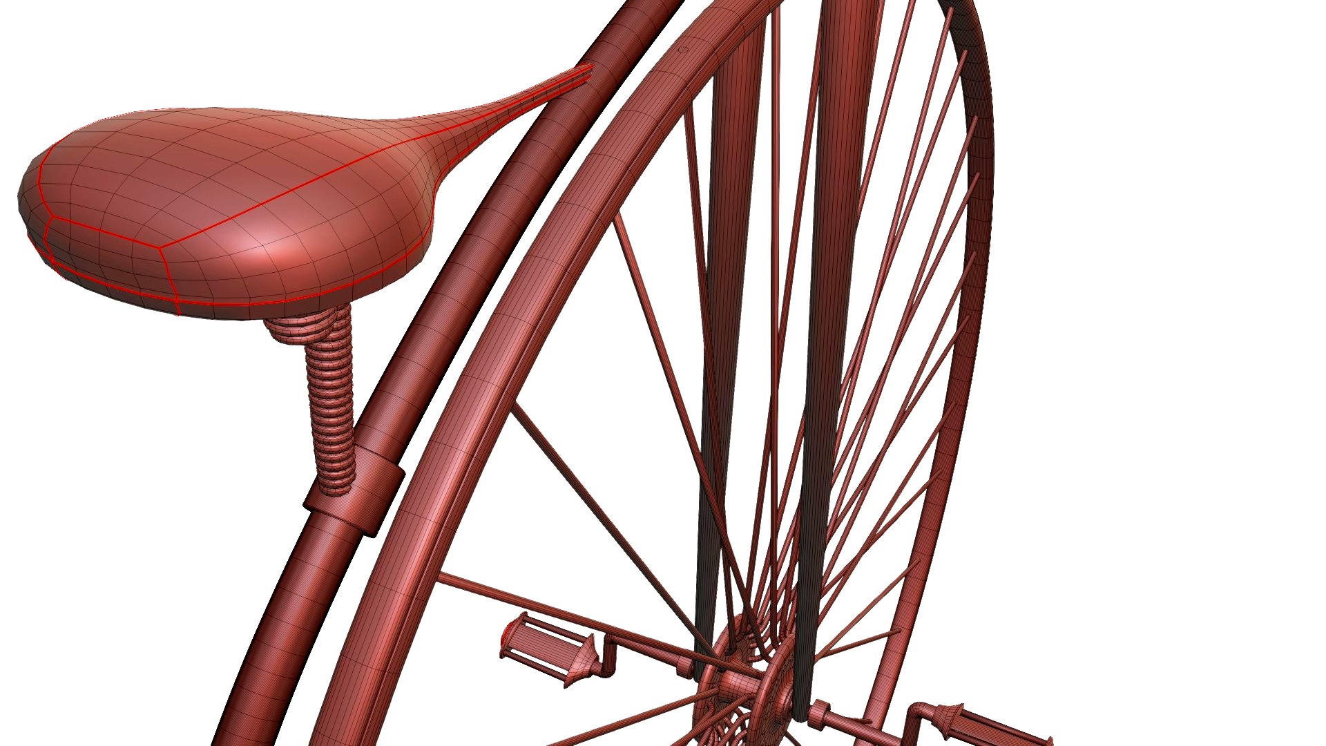 Penny-farthing Bicycle 3D Model - TurboSquid 1536212