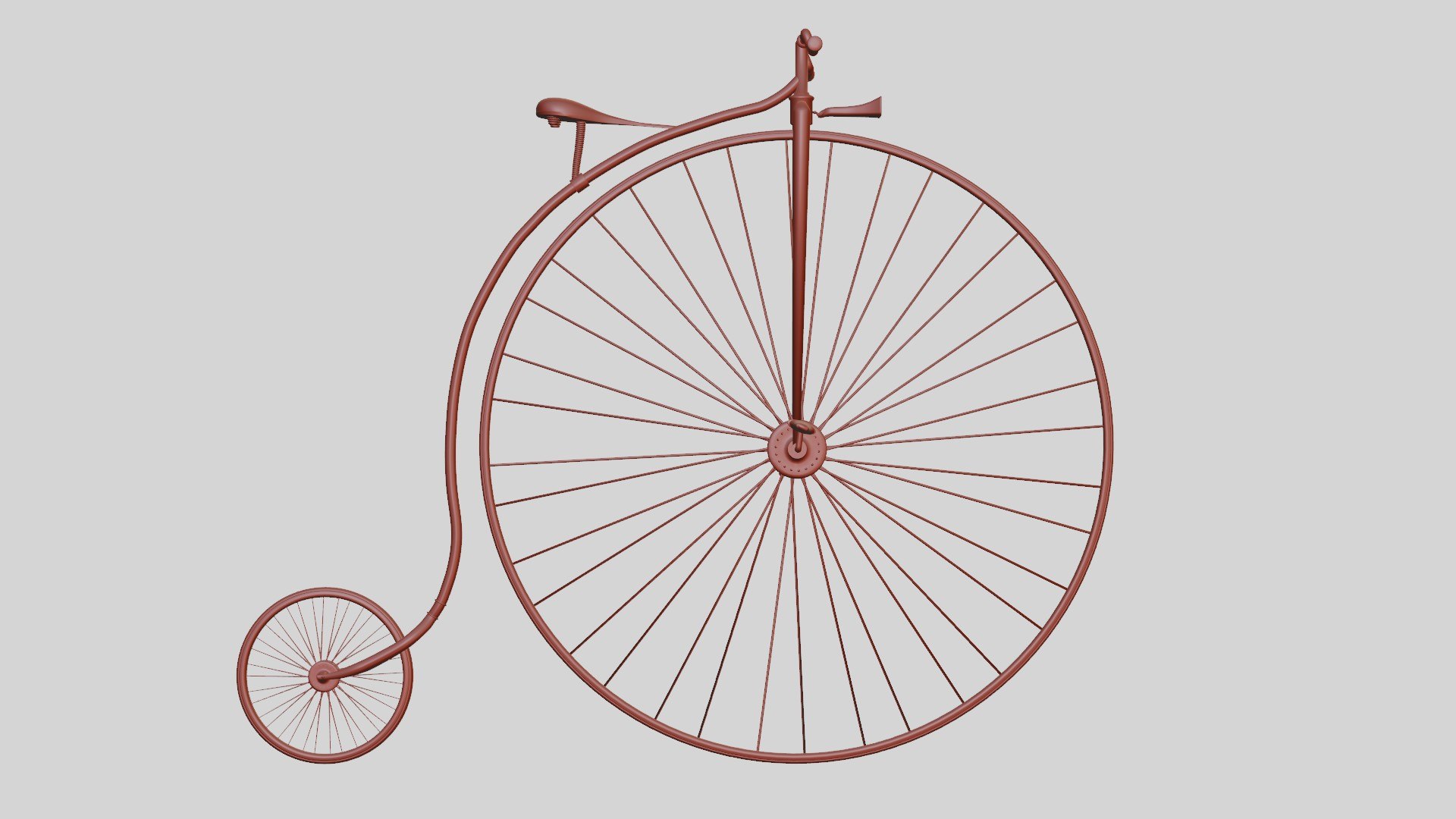 Penny-farthing Bicycle 3D Model - TurboSquid 1536212