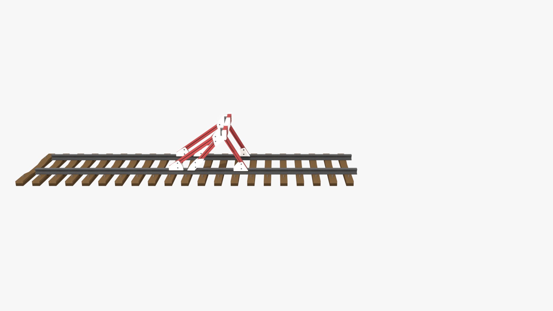 3D Railway Buffer Stop - TurboSquid 1942280