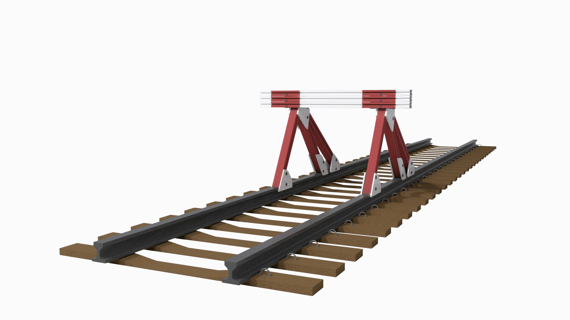 3D Railway Buffer Stop - TurboSquid 1942280