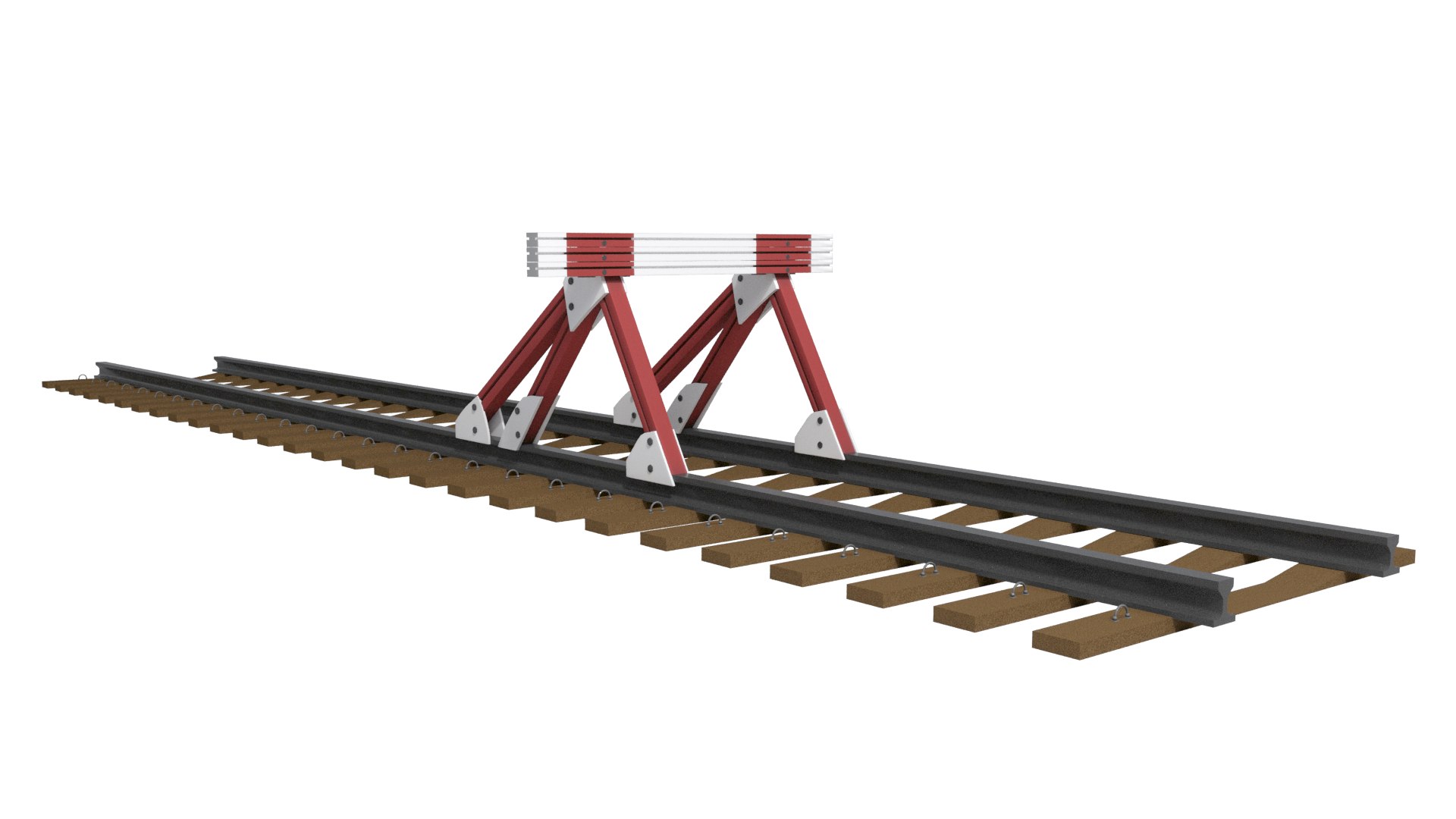 3D Railway Buffer Stop - TurboSquid 1942280