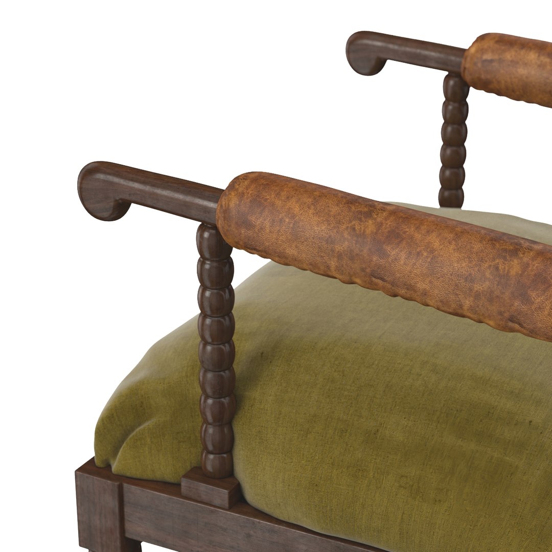 Bobbin Turned Armchair England Circa 1870 3D Model - TurboSquid 2009376