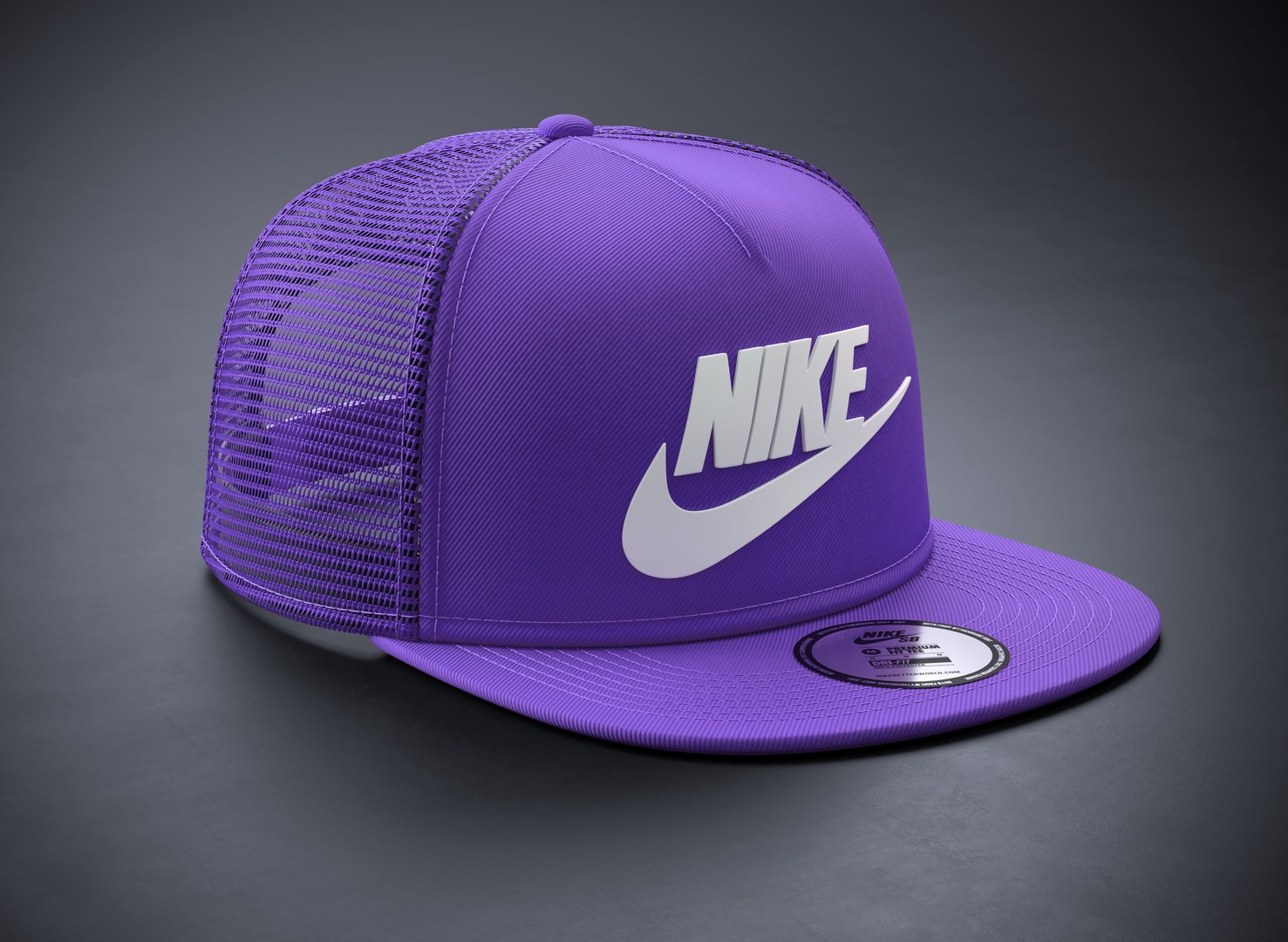 3D Model Baseball Cap Purple - TurboSquid 2037827