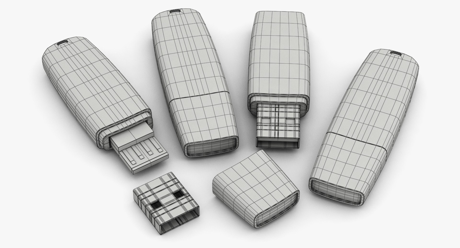 Usb Flash Drive 3D Model - TurboSquid 1246151